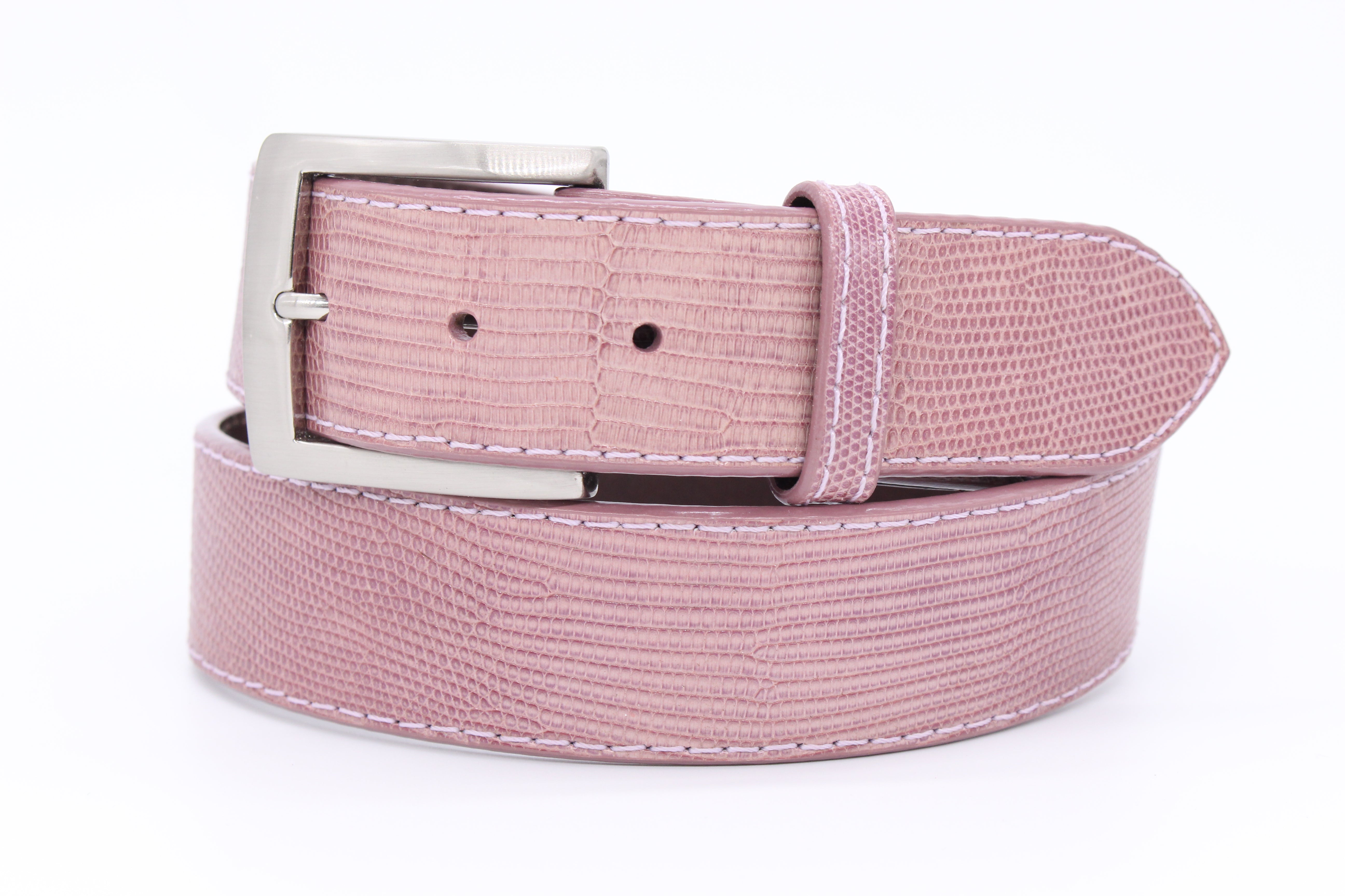 35" Plum Lizard Belt – Patrick Gibbons Handmade