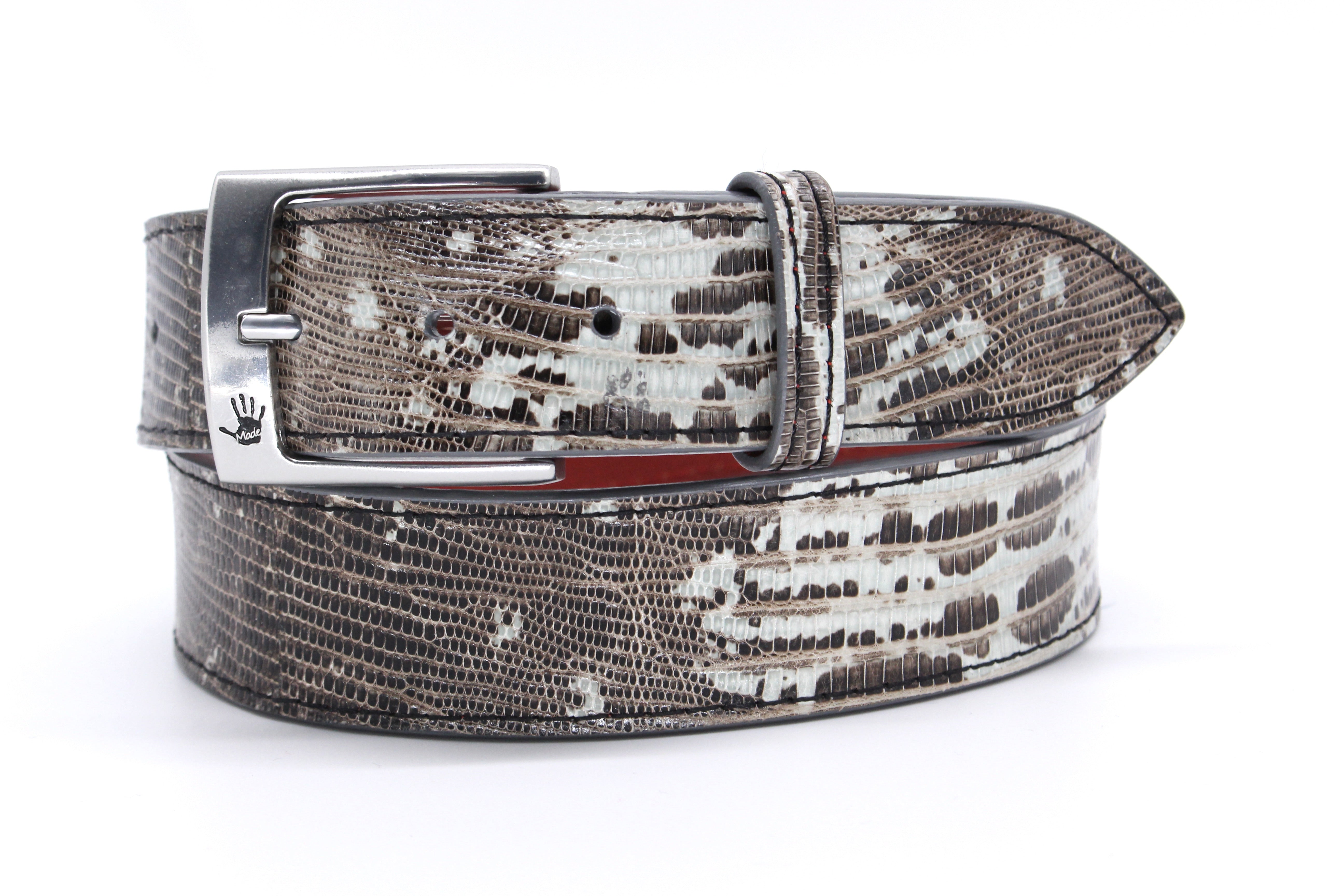 38" Newspaper Lizard Belt – Patrick Gibbons Handmade
