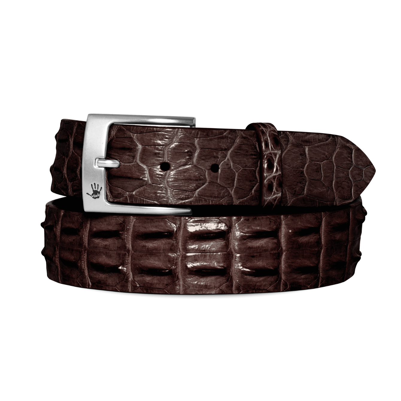 Salt Water Crocodile Belt - Brown – Patrick Gibbons Handmade