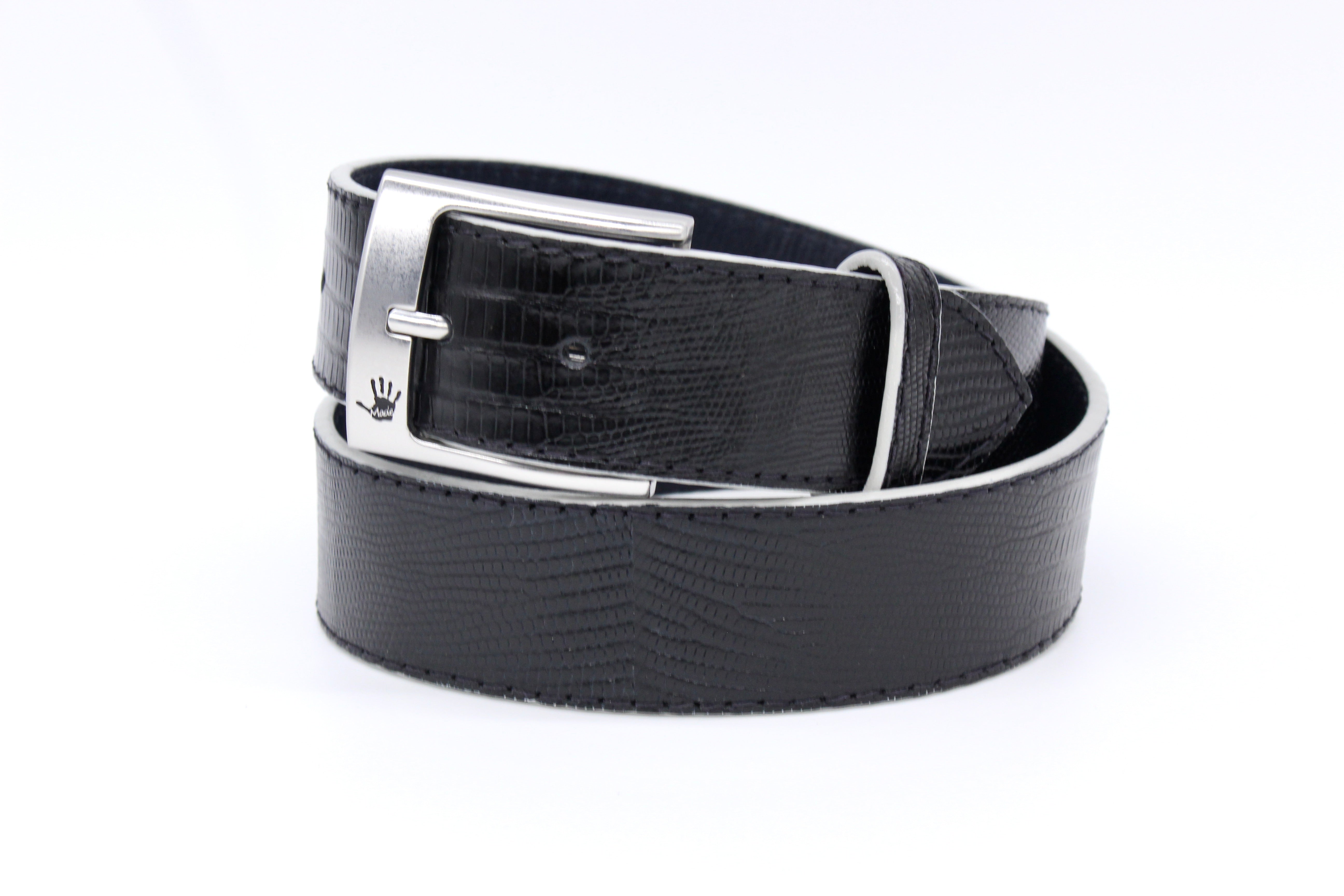 33" Black Lizard Belt – Patrick Gibbons Handmade