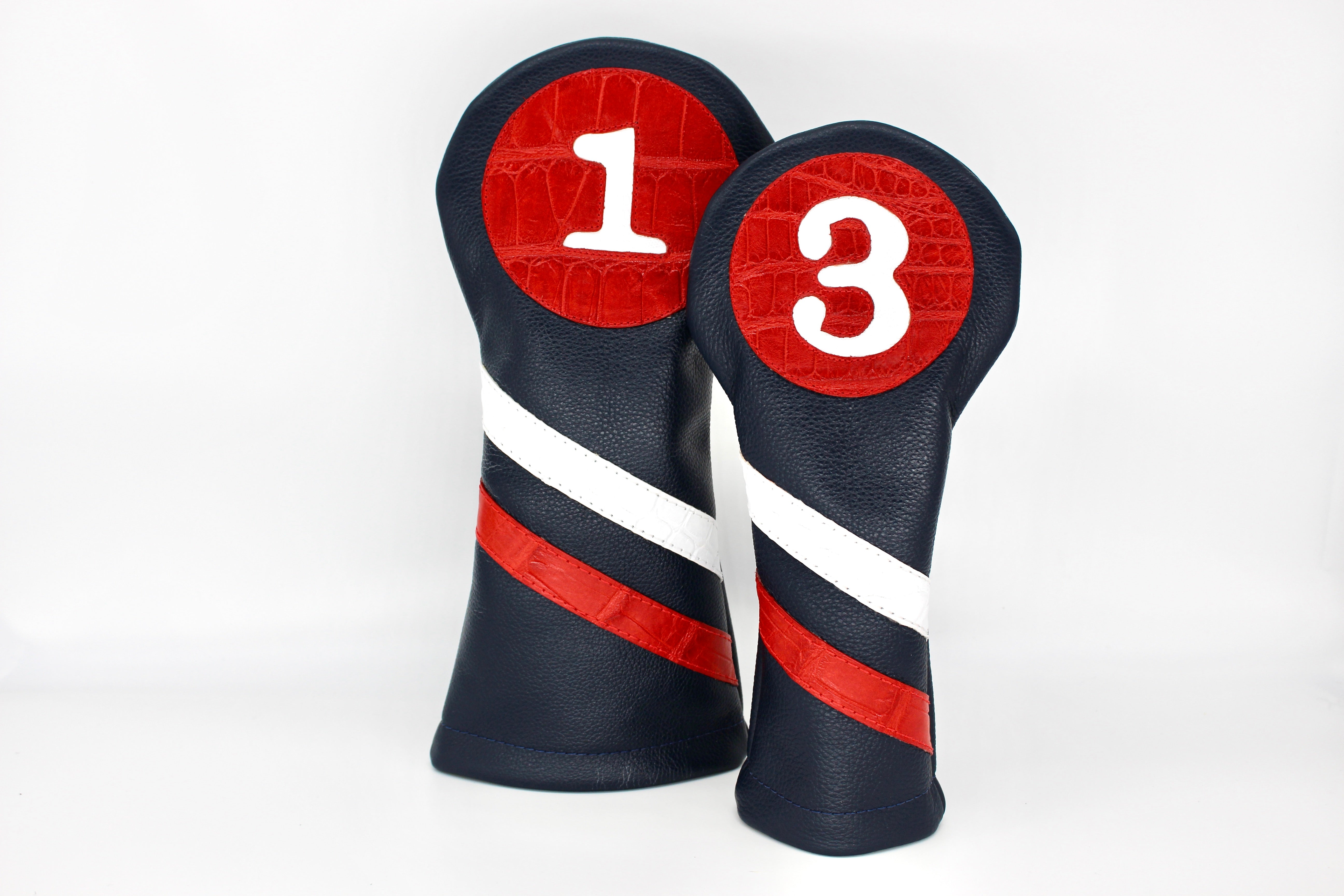 Gibbons Handmade - Head Covers | "Patriot" Gator Driver Head Cover Set ...
