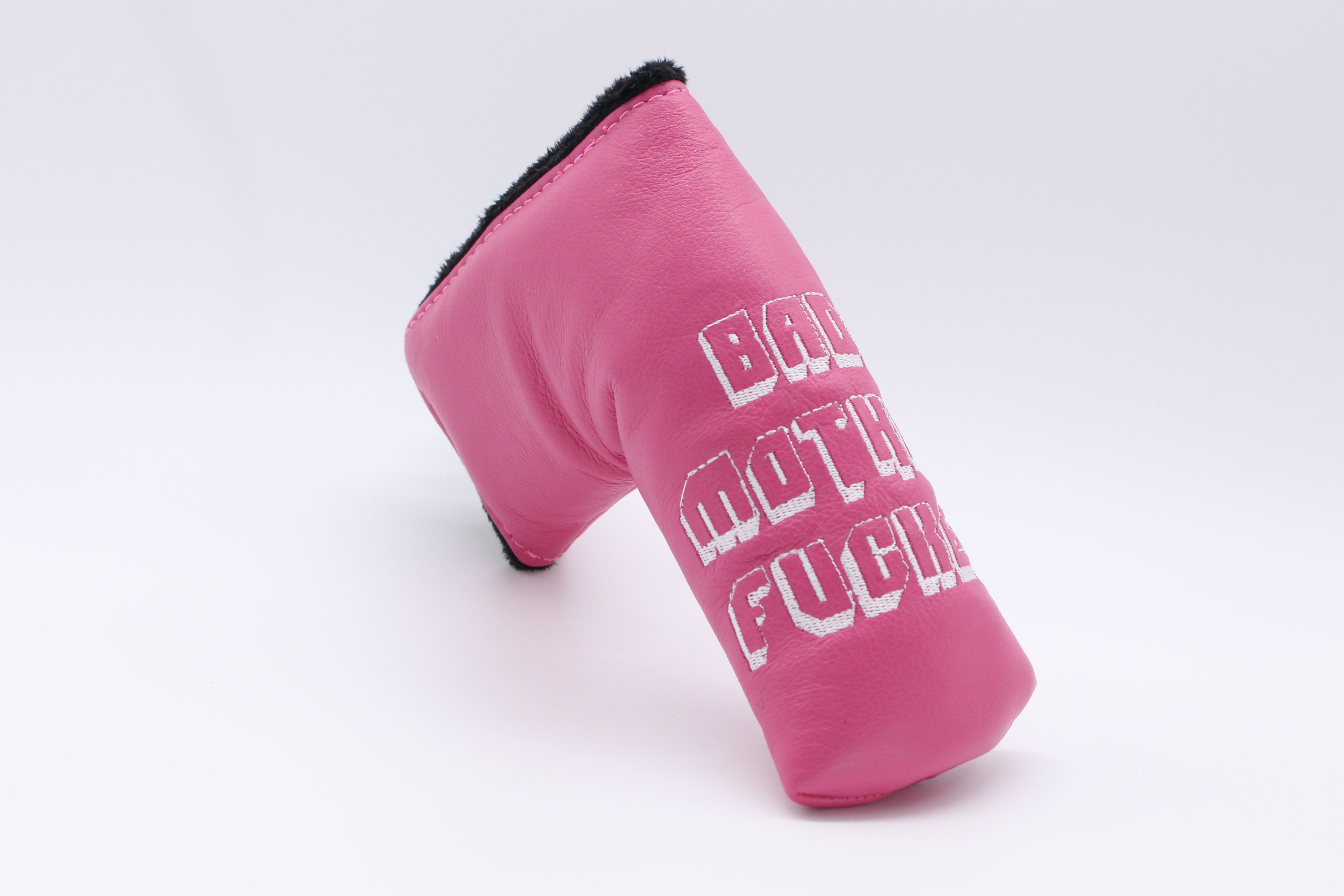 Gibbons Handmade - Head Covers | Pink "BMF" Putter Cover – Patrick ...