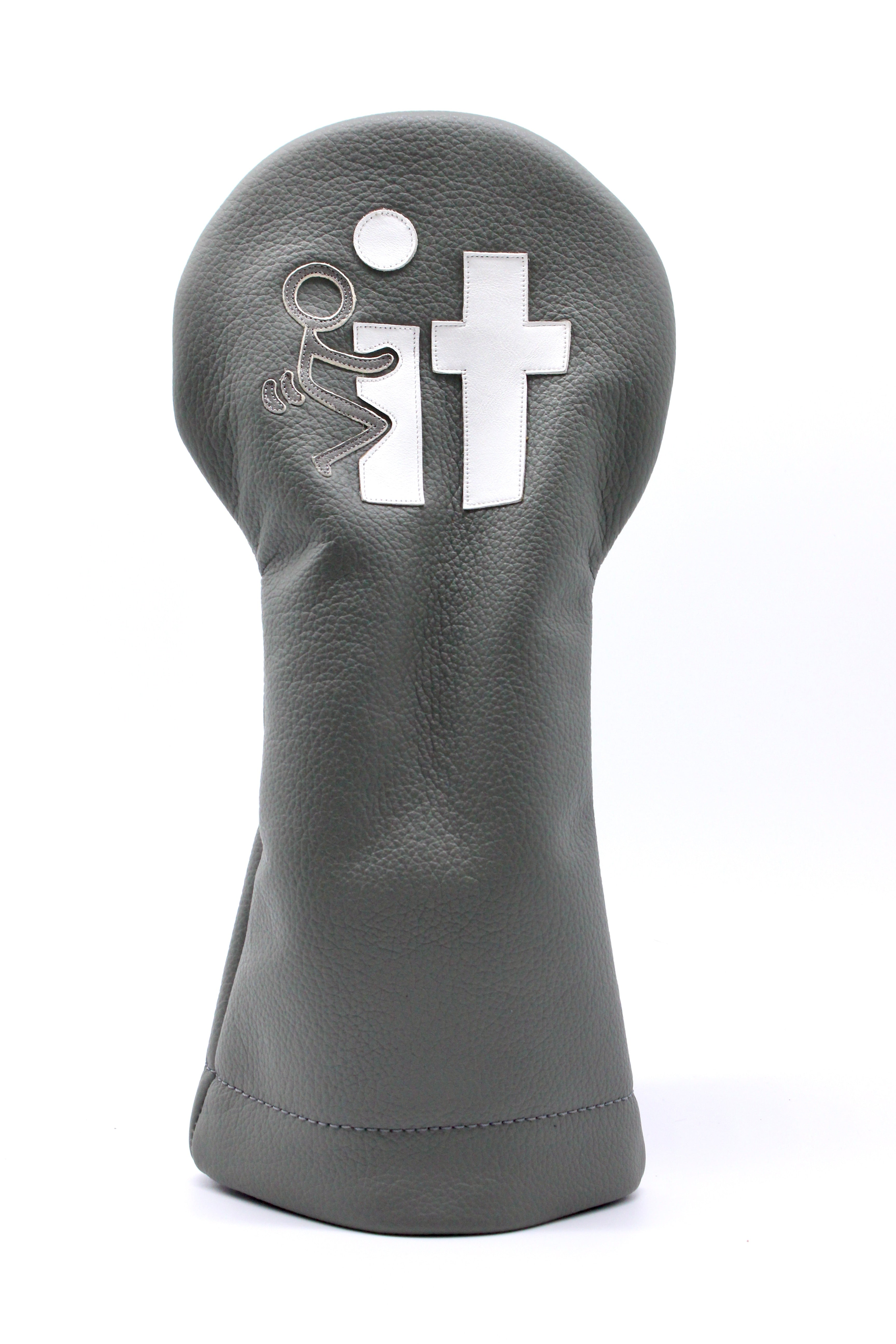 Gibbons Handmade - Head Covers | "F-It" Driver Head Cover - Grey ...