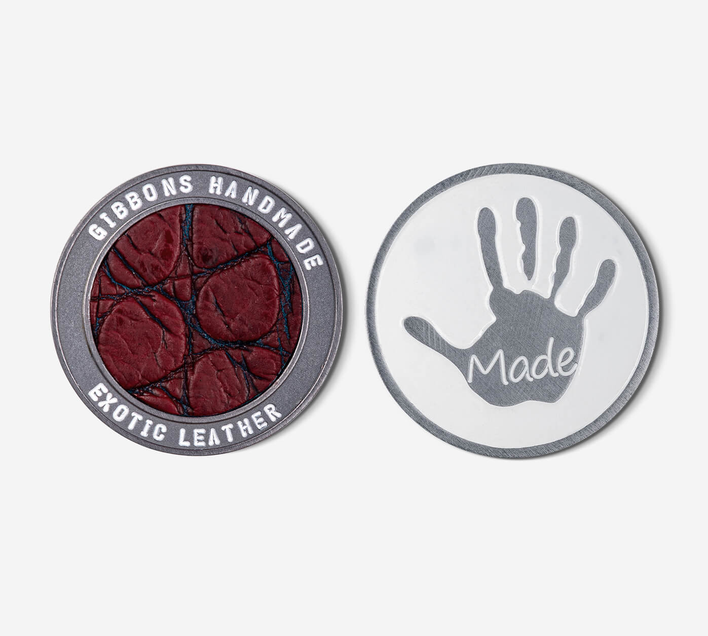 Gibbons Handmade - Golf | Exotic Leather Ball Marker – Patrick Gibbons ...